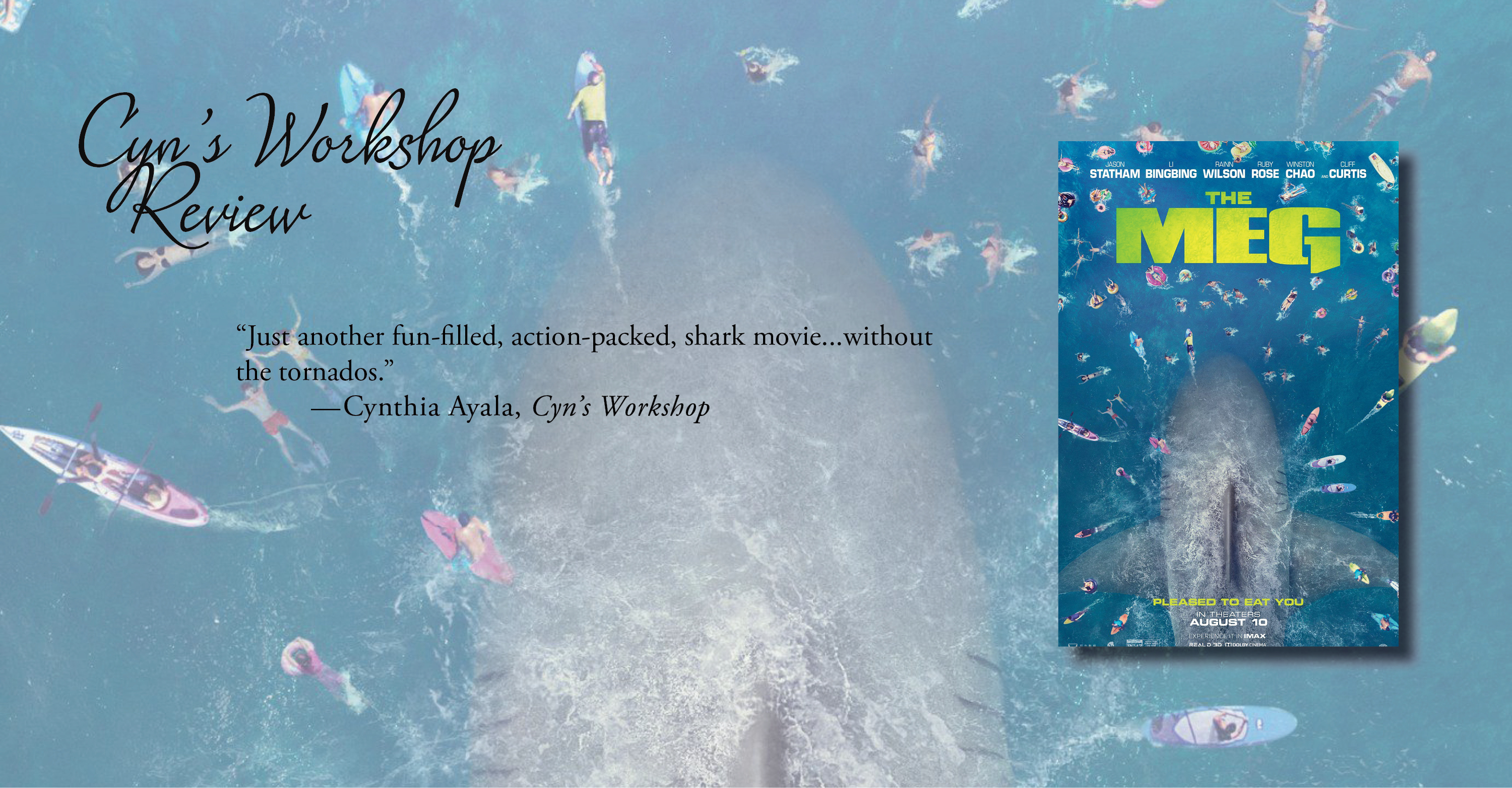 Just Another Fun Shark Film | Review of ‘The Meg’ - Cyn's Workshop