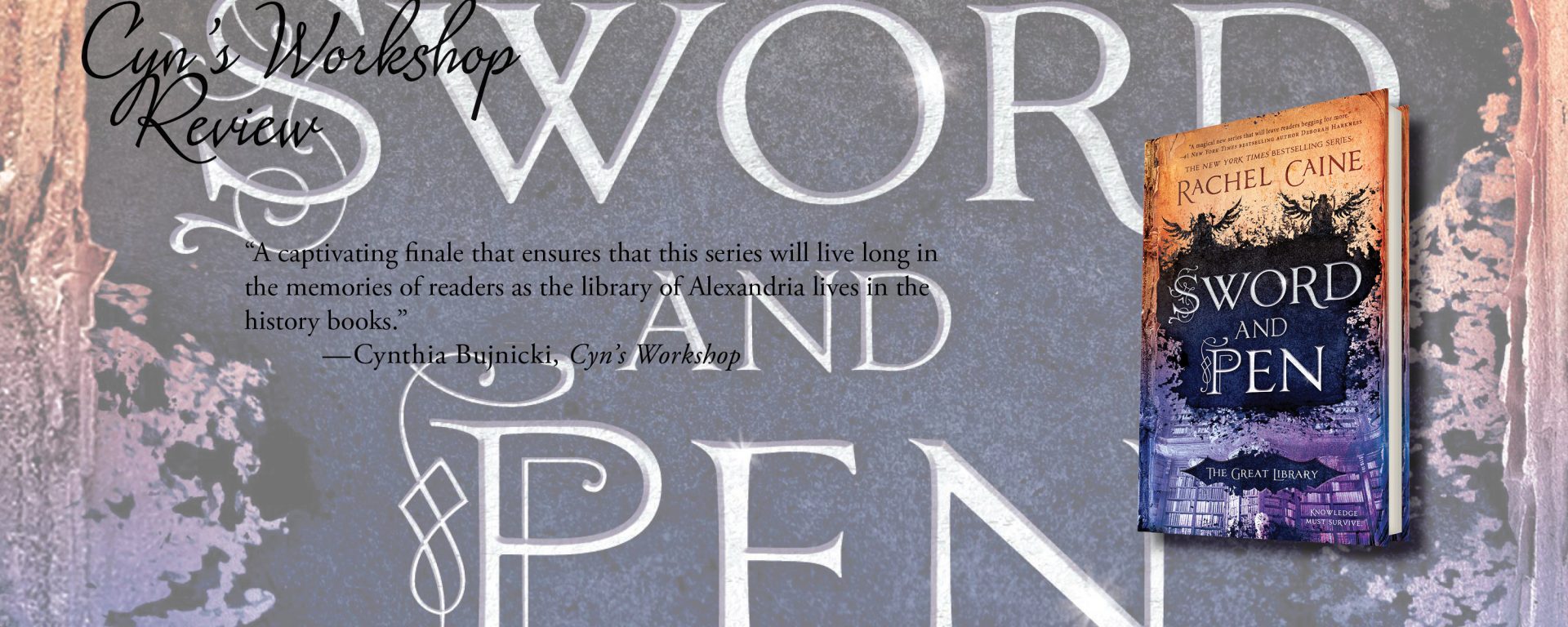 Review of ‘Sword and Pen’ (The Great Library #5) - Cyn's Workshop