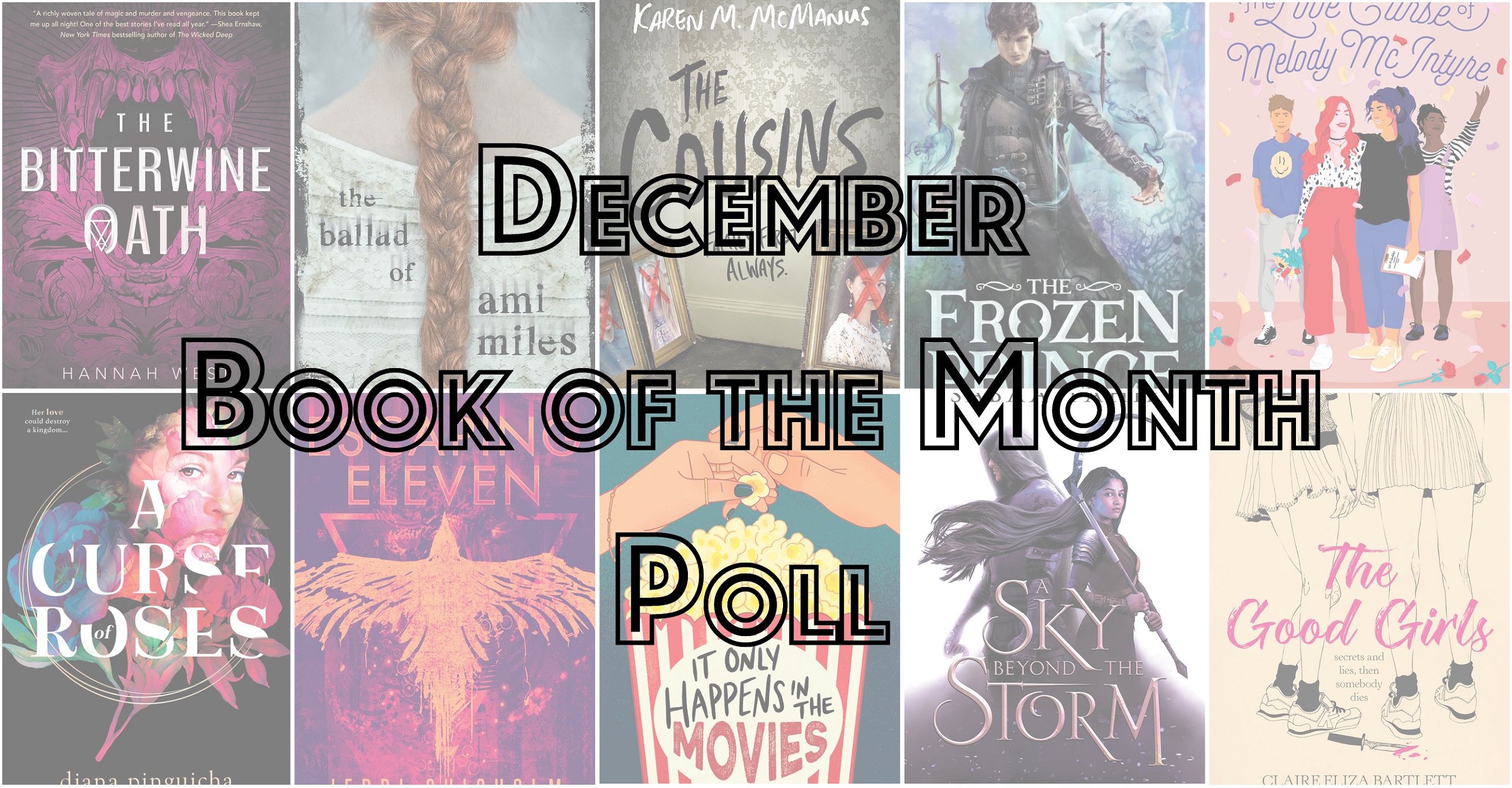 Book of the Month Poll – December 2020 - Cyn's Workshop
