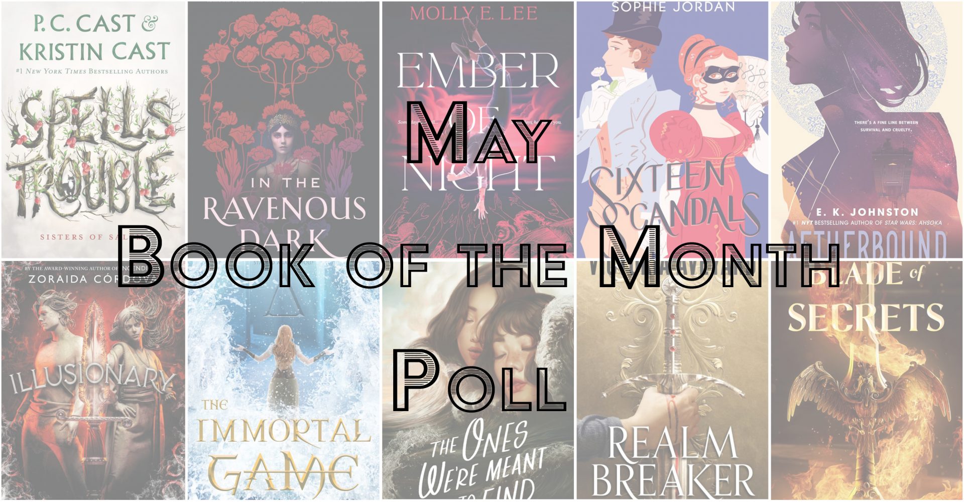 Book of the Month Poll - May 2021 - Cyn's Workshop
