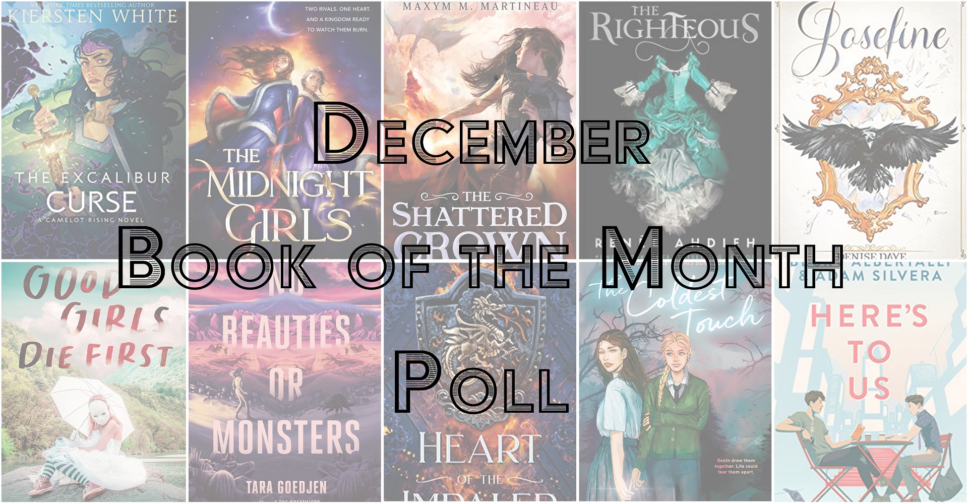Book of the Month Poll - December 2021 - Cyn's Workshop
