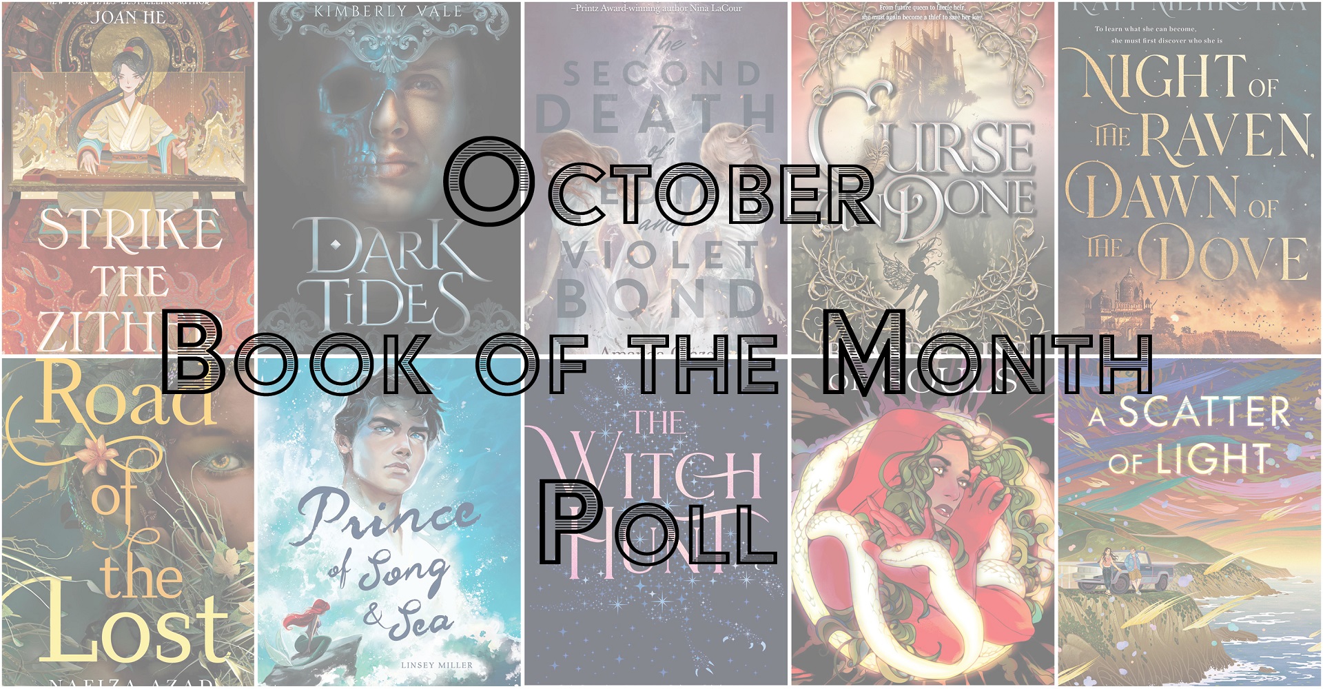 Book of the Month Poll - October 2022 - Cyn's Workshop