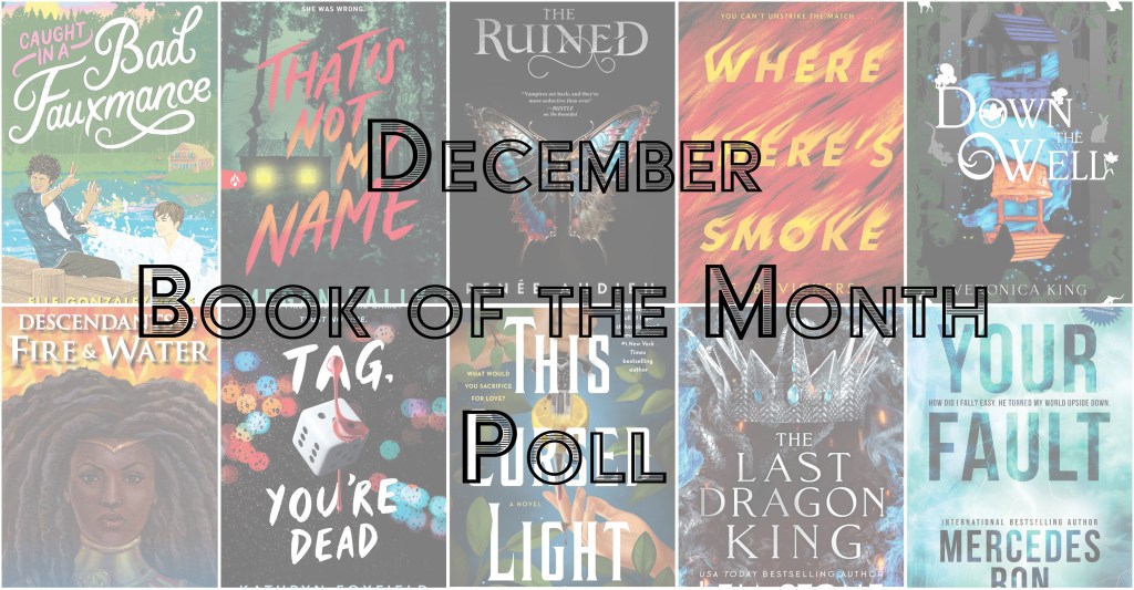 Book of the Month Poll - December 2023 - Cyn's Workshop