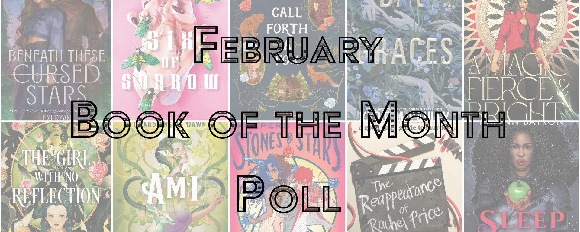 Book of the Month Poll - February 2024 - Cyn's Workshop